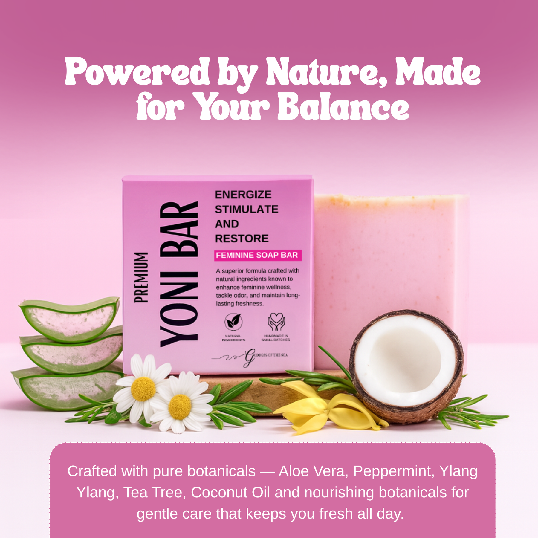 Yoni Bar - Natural Soap for Feminine Hygiene Goddess Of The Sea